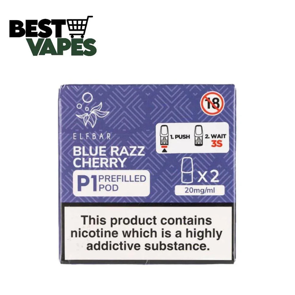 Blue Razz Cherry Elf Bar Mate 500 PreFilled Pods P1 | Cheap Price ...