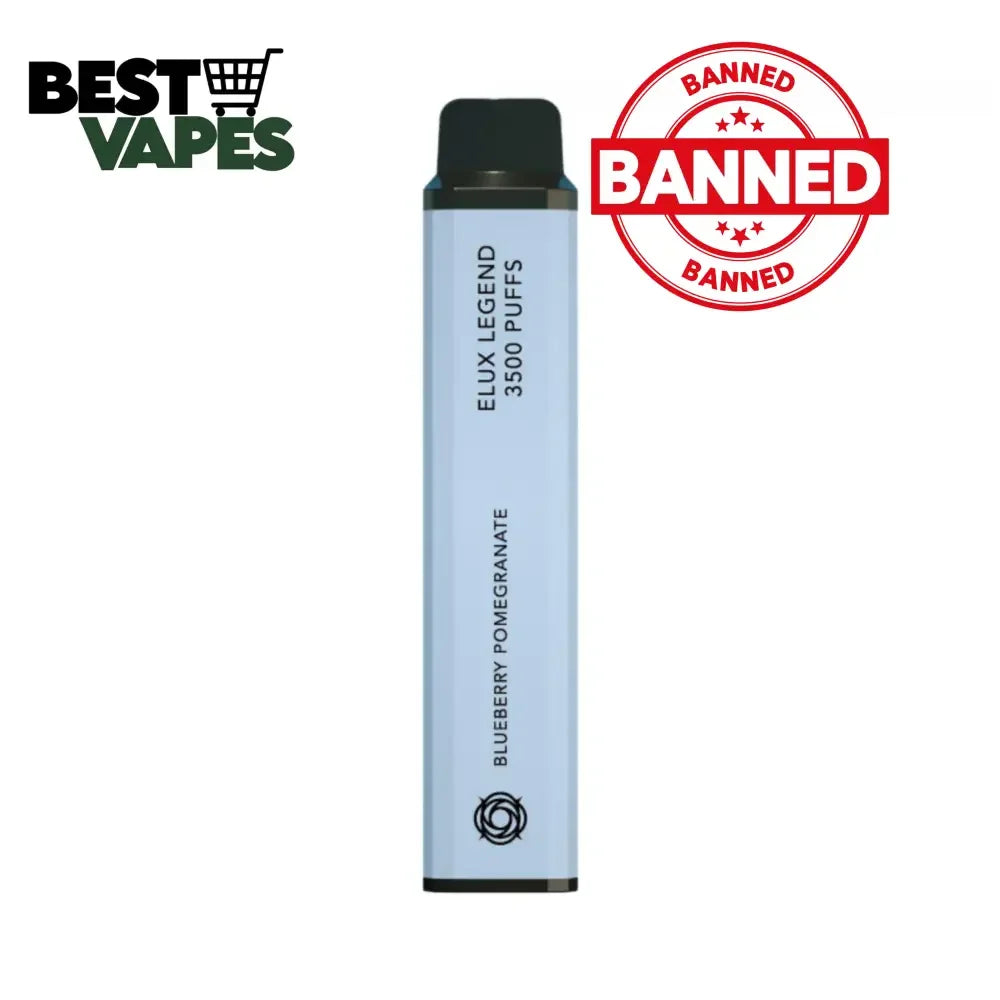 Blueberry Raspberry Pomegranate Elux Legend 3500 Puffs Prefilled Vape ...