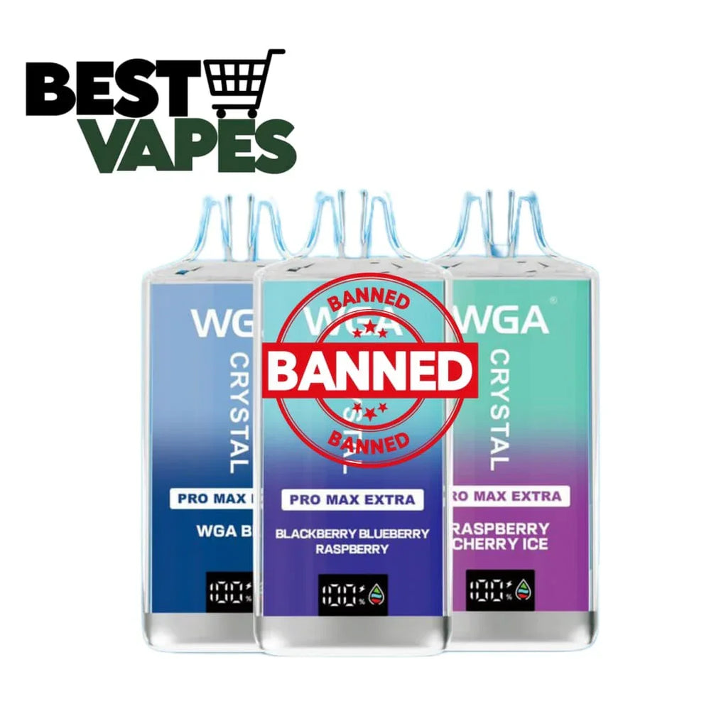 Box Of 10 WGA Crystal Pro Max Extra 15000 Puffs | 26+ Flavours Best Pr ...