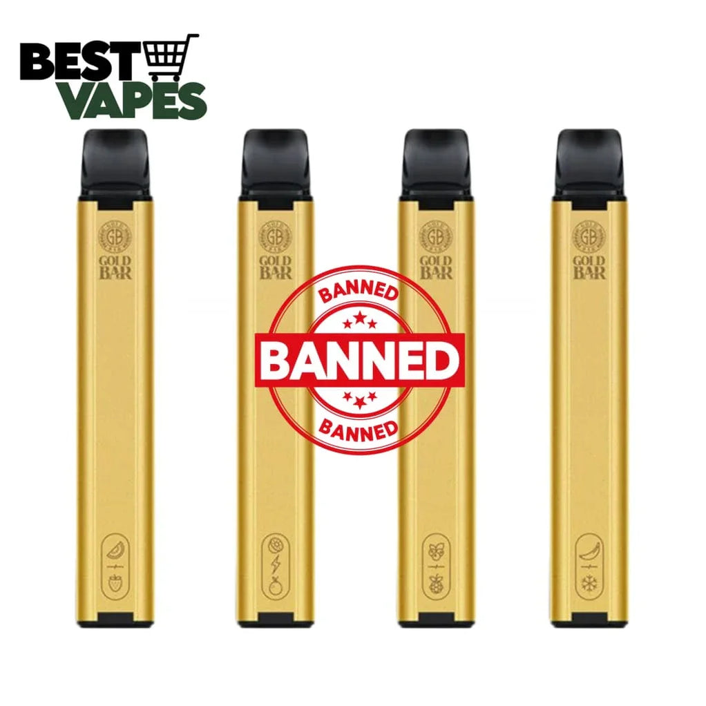 Gold Bar 600 Puffs Prefilled Vape | 22 Best Flavours | Multi-Buy Offers ...