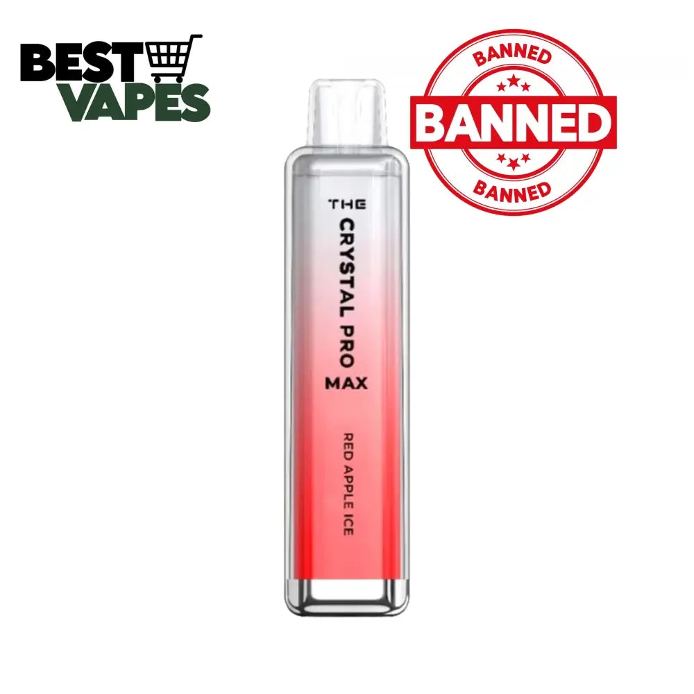 Red Apple Ice The Crystal Pro Max 4000 Puffs — Best Vapes